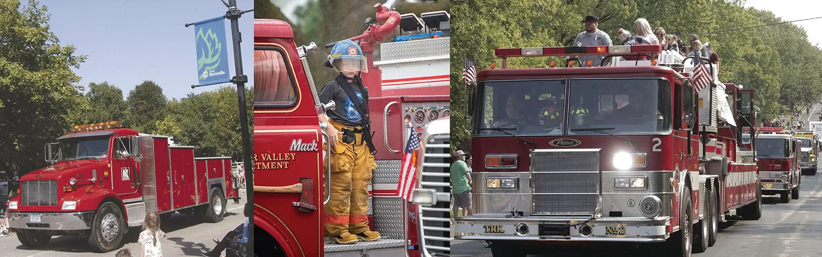 Fire Truck & Community Parade - Burnsville Festival and Fire Muster
